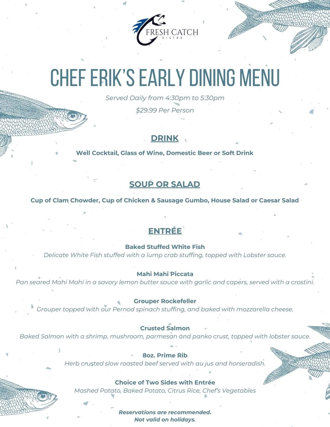 Fresh Catch Bistro - Fort Myers Beach - SWFL Foodies